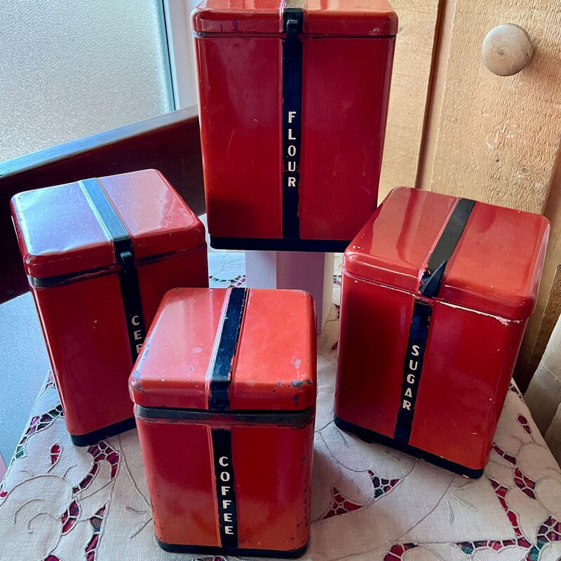 Farmhouse Canister Set - Etsy