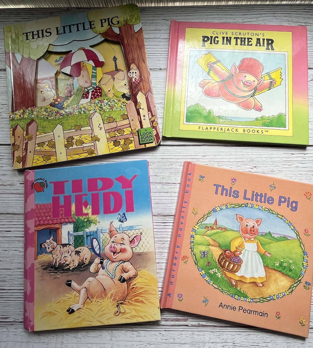 Vintage This Little Pig, Piggy Books, 1980s, 1990, Clive Scruton, Annie ...