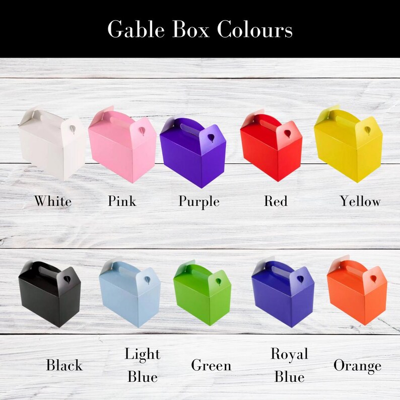 Personalised K-pop Demon Hunters Gable Boxes Party Boxes Birthday Party ...