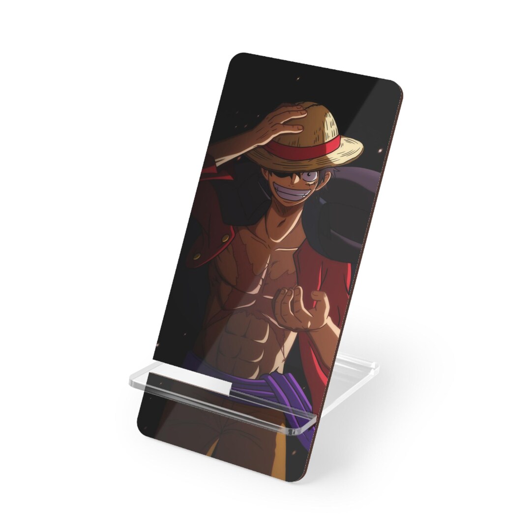Straw Hat Pirate Illustration Phone Stand | Mobile Display Stand for ...