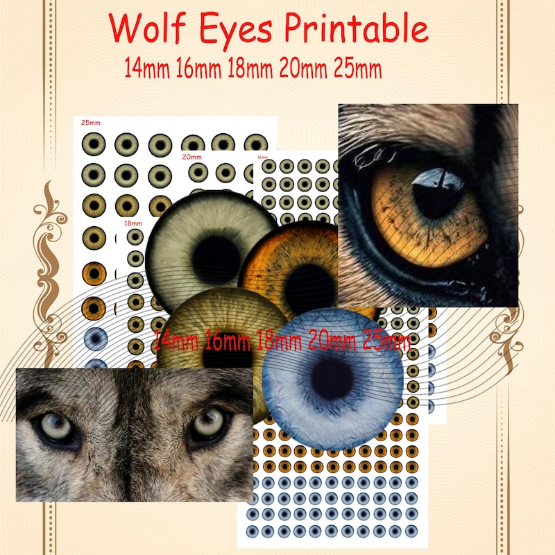 Wolf Eyes Craft - Etsy