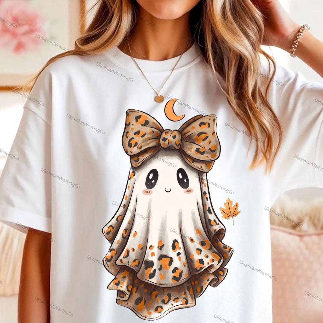 Preppy Ghost PNG: Spooky Coquette Halloween Digital Download - Etsy