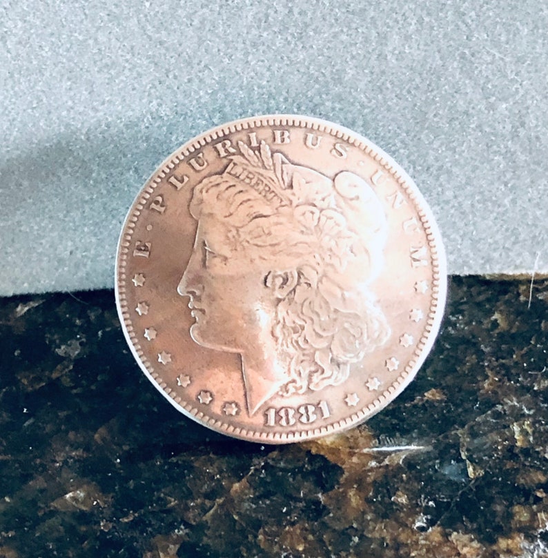 Morgan Dollar Reproduction Concho Scarf Slide or Keychain - Etsy
