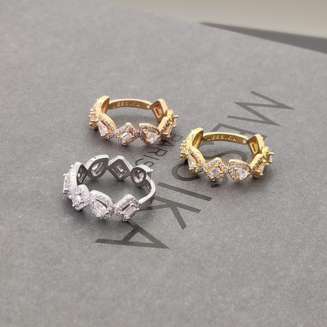 Diamond Ring,sliding Diamond Ring,slidable Hollow - Out Ring,couple ...