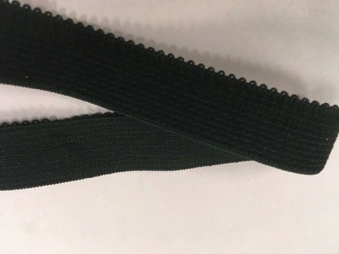 Bra Strap Elastic Plush Back Matte Bra Elastic 3/4 Black 2 Yards - Etsy