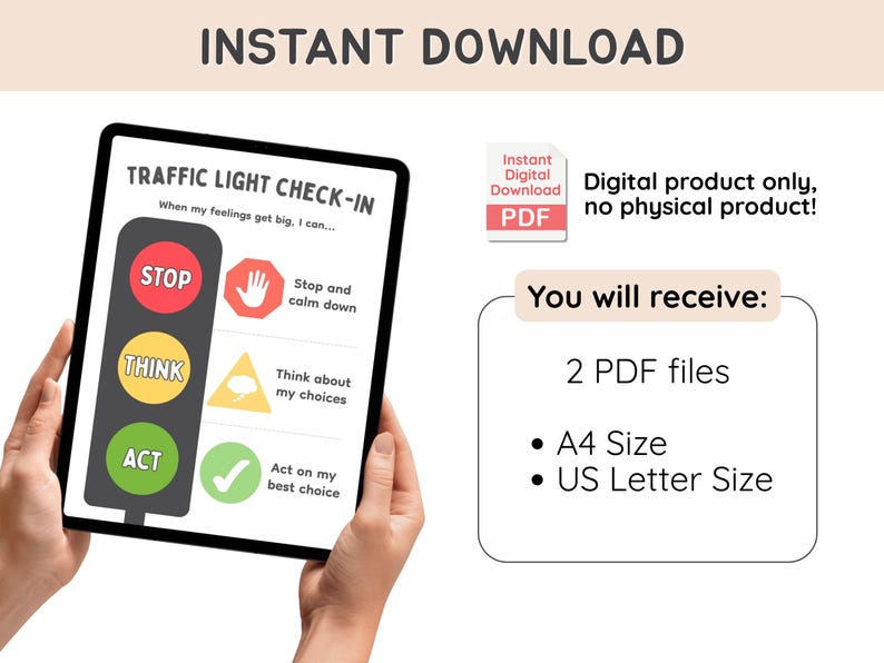 Stop Think Act Toolkit for Kids Impulse Control and Emotional ...