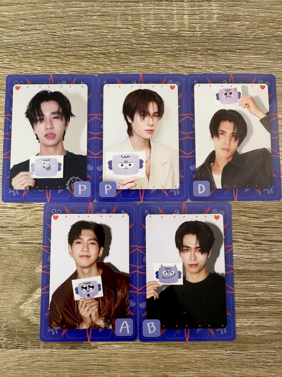 Official GMMTV Mood Quest Collection Photo Cards [boys Collection ...