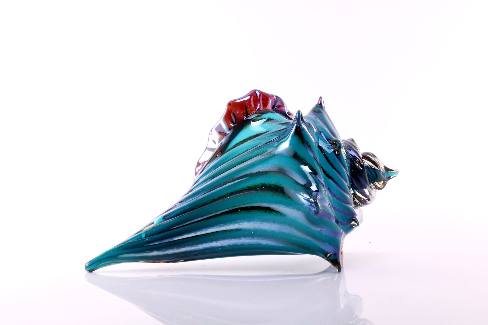 Under the Sea Hand Blown Glass Shell - Etsy