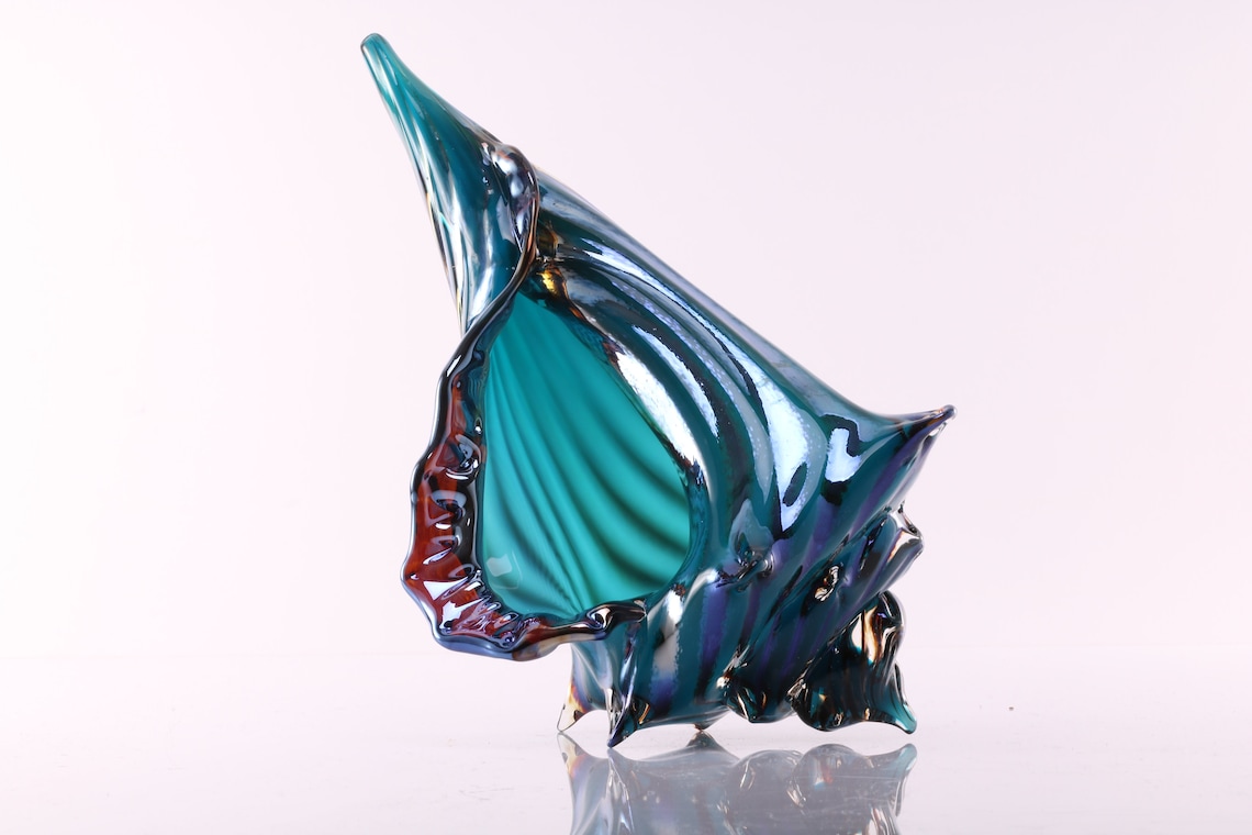 Under the Sea Hand Blown Glass Shell - Etsy