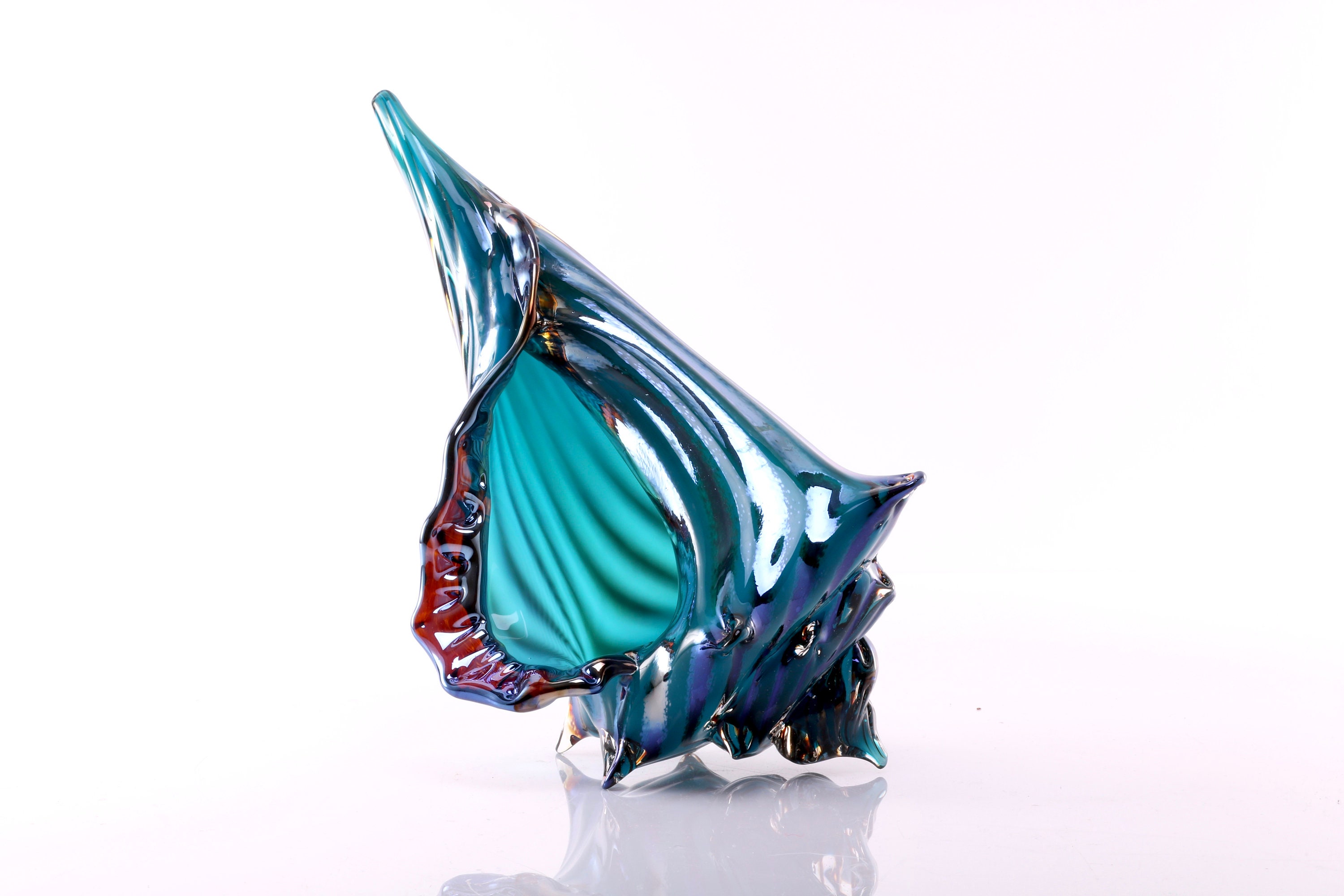 Under the Sea Hand Blown Glass Shell - Etsy