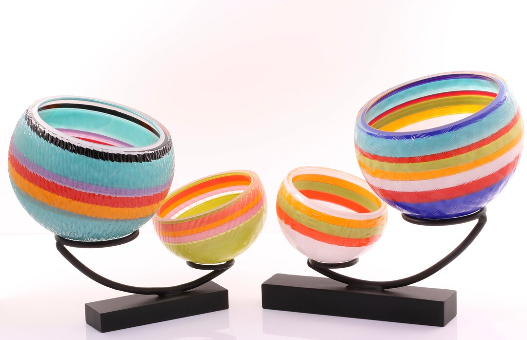 Balancing Color, Full Set, Blown Glass - Etsy