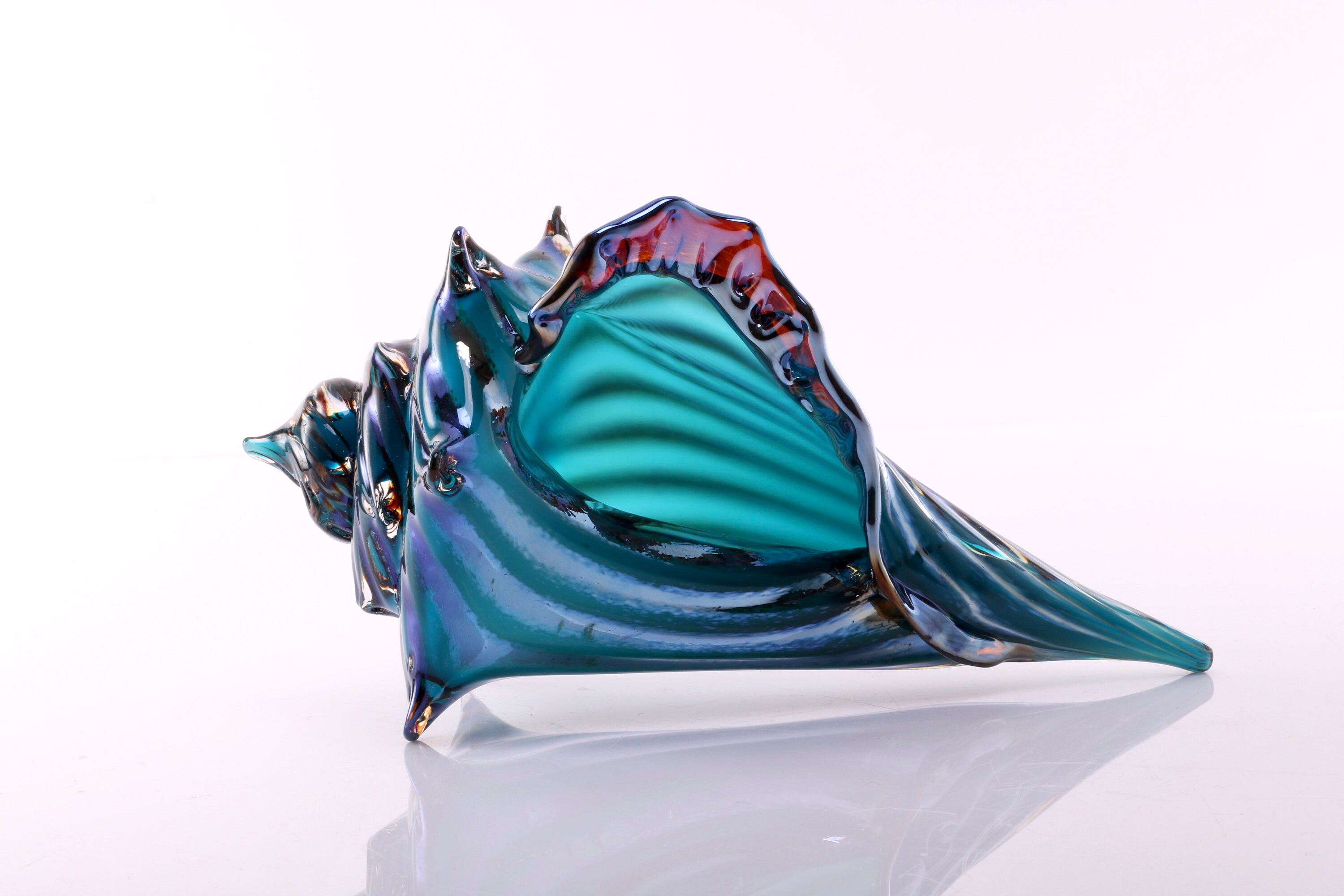 Under the Sea Hand Blown Glass Shell - Etsy