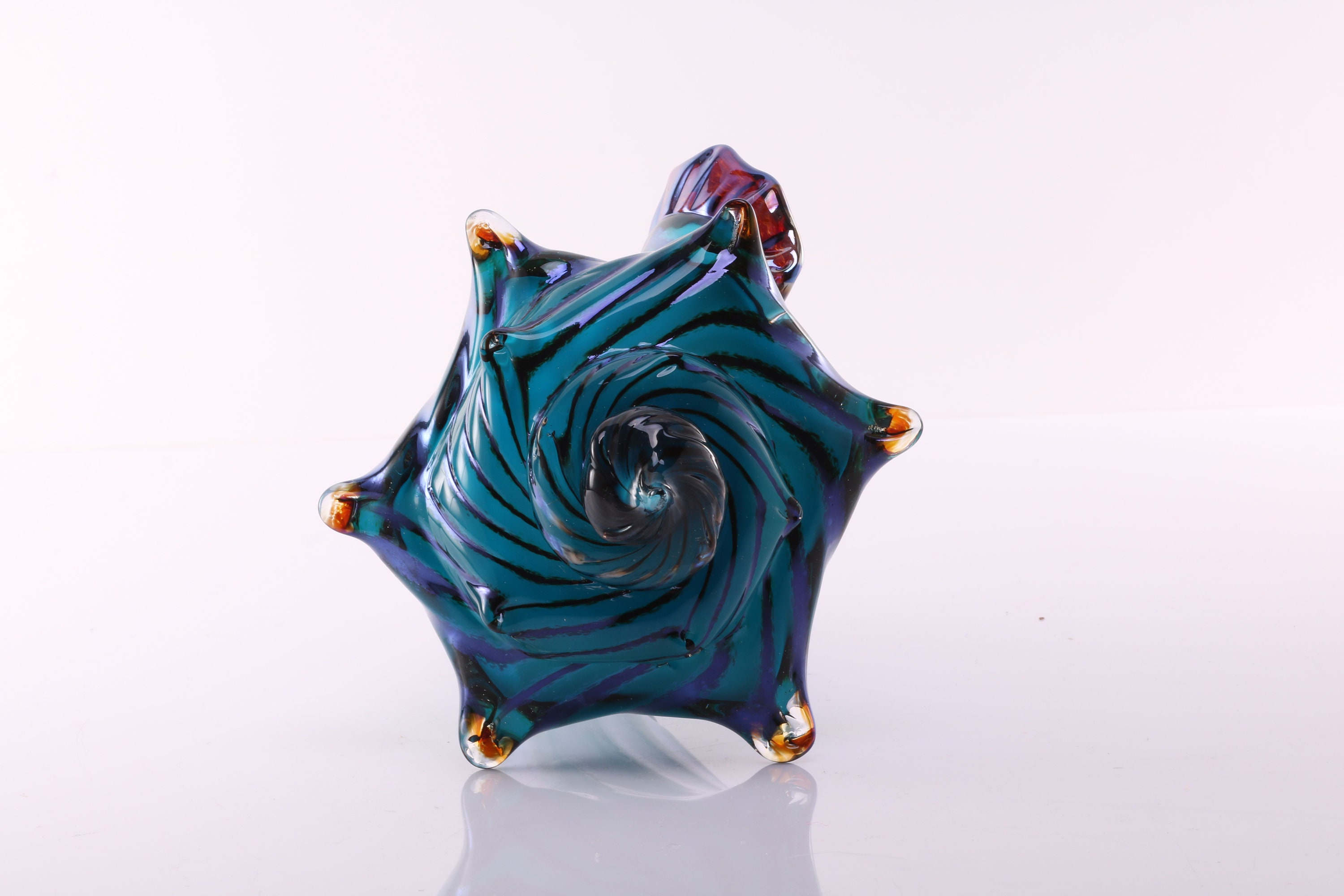 Under the Sea Hand Blown Glass Shell - Etsy