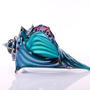 Under the Sea, Hand Blown Glass Shell - Etsy