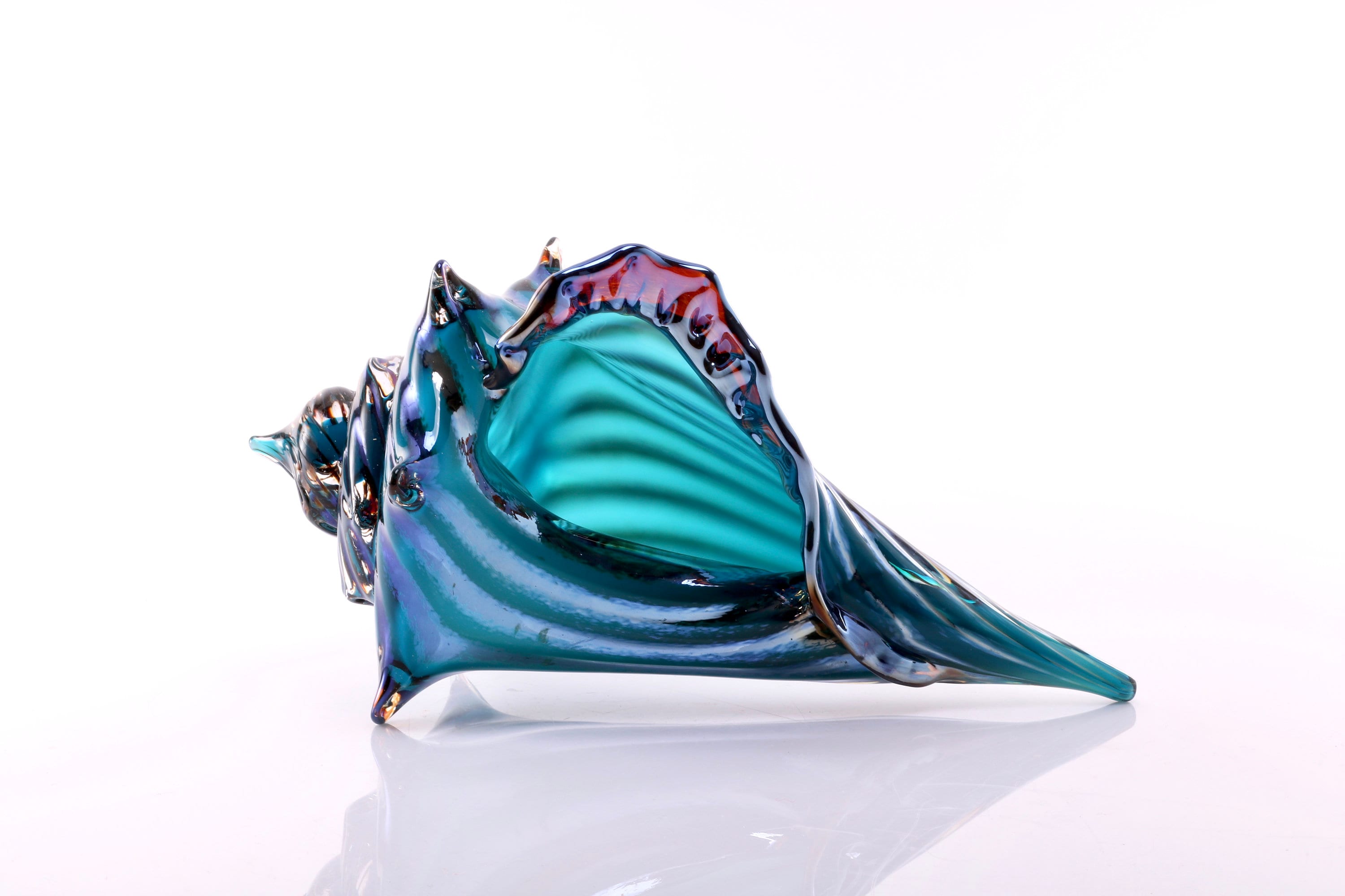 Under the Sea Hand Blown Glass Shell - Etsy