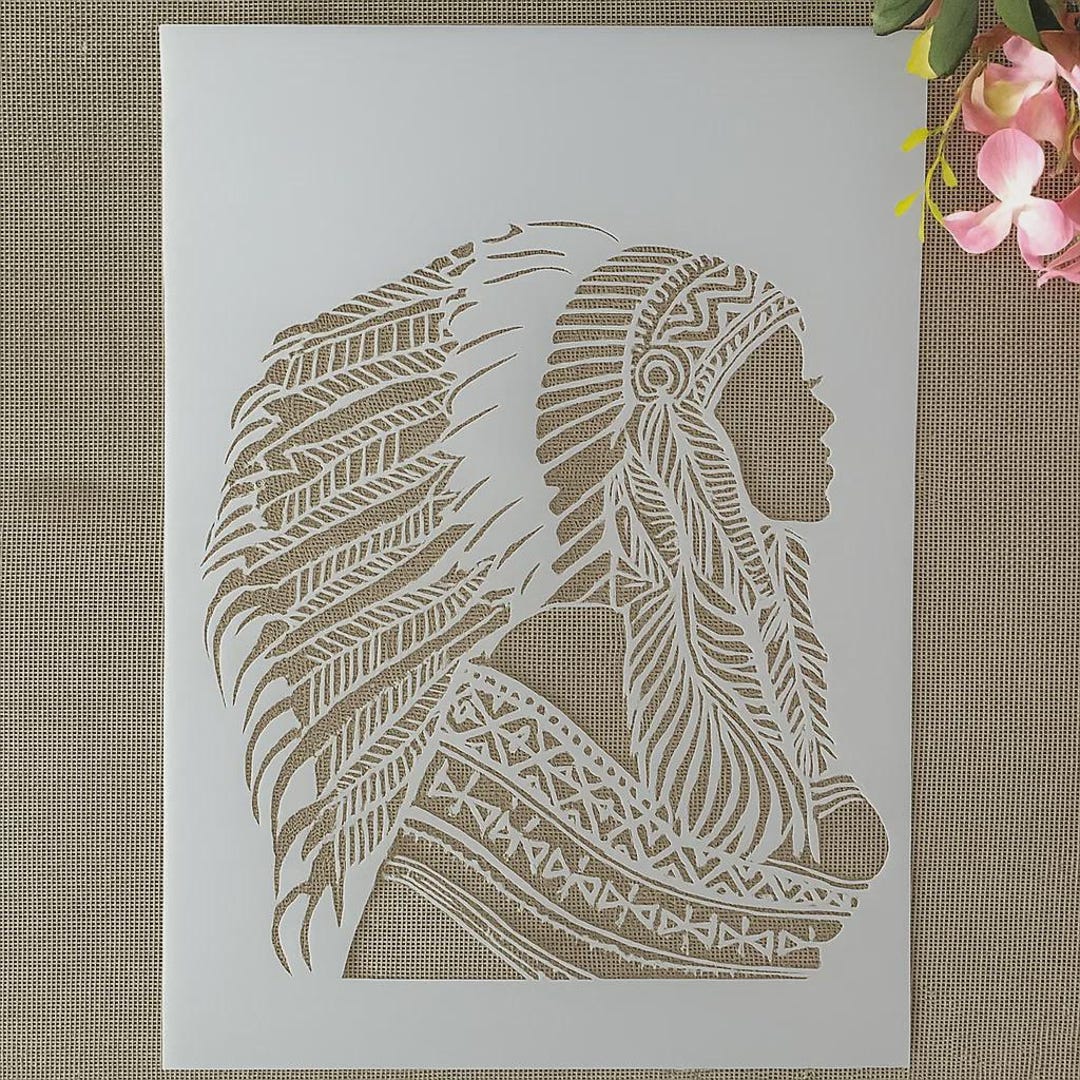 Mandala Tribe Stencil A4 29cm – DIY Layering Template for Wall Painting ...
