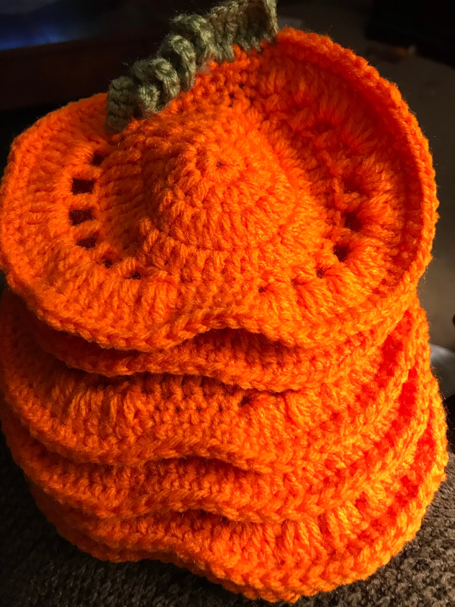 Pumpkin Coasters - Etsy