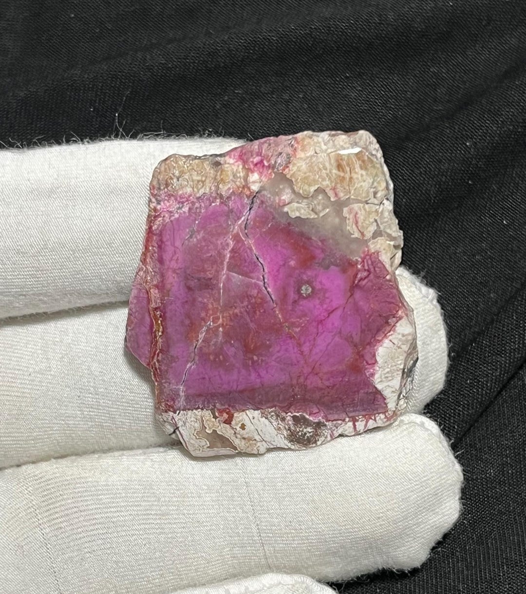 Pink Cobalt Calcite Slice, Freeform Gemstone (6.35 Carat) - Etsy