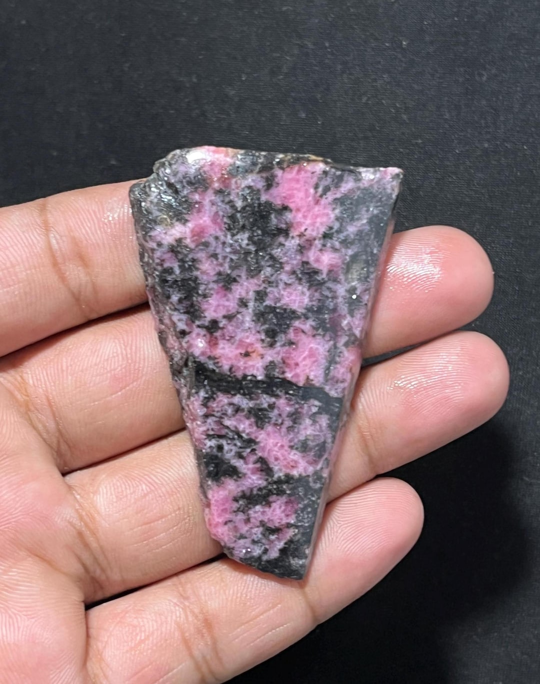 Rhodonite Slice | Polished Gemstone | Natural Rhodonite From Ural ...