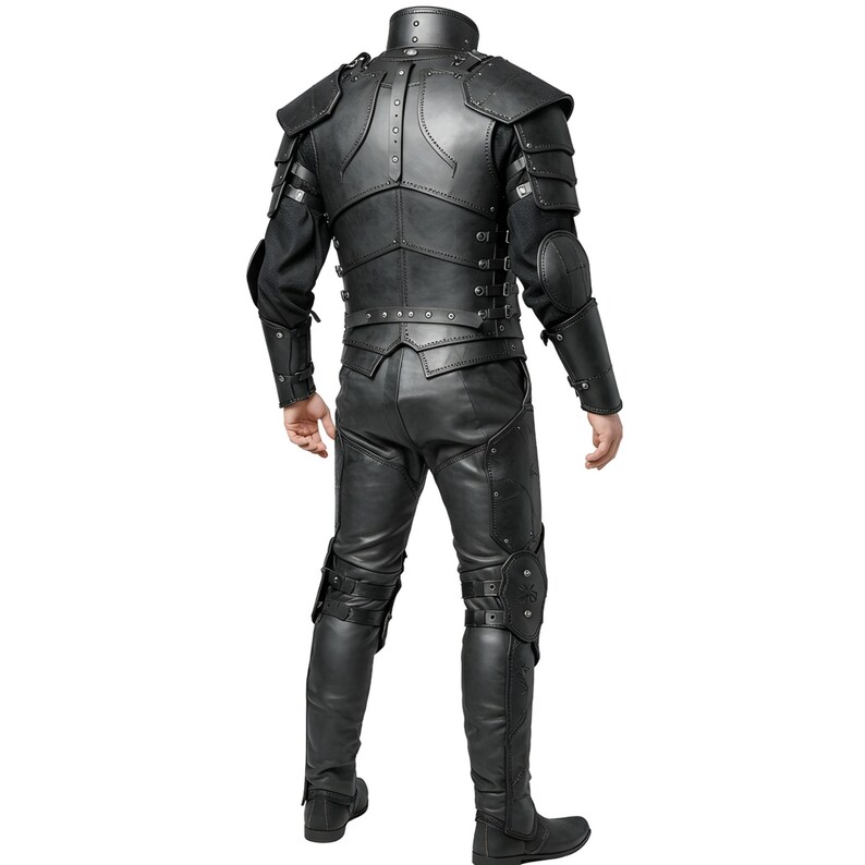 Genuine Leather Medieval Knight Armor: Full Body Cosplay Costume - Etsy