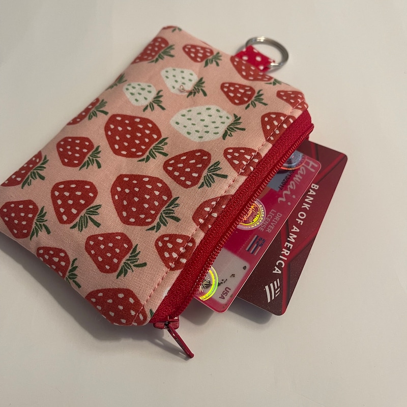 Strawberry Wallet - Etsy