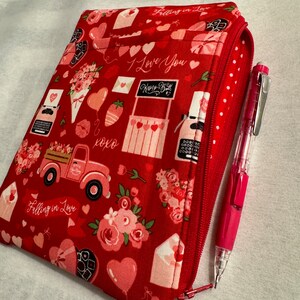 Hearts Planner Pouch//happy Planner Pen Holder//journal Pouch//planner ...