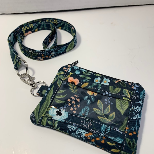 Lanyard Id Holder With Pouch - Etsy