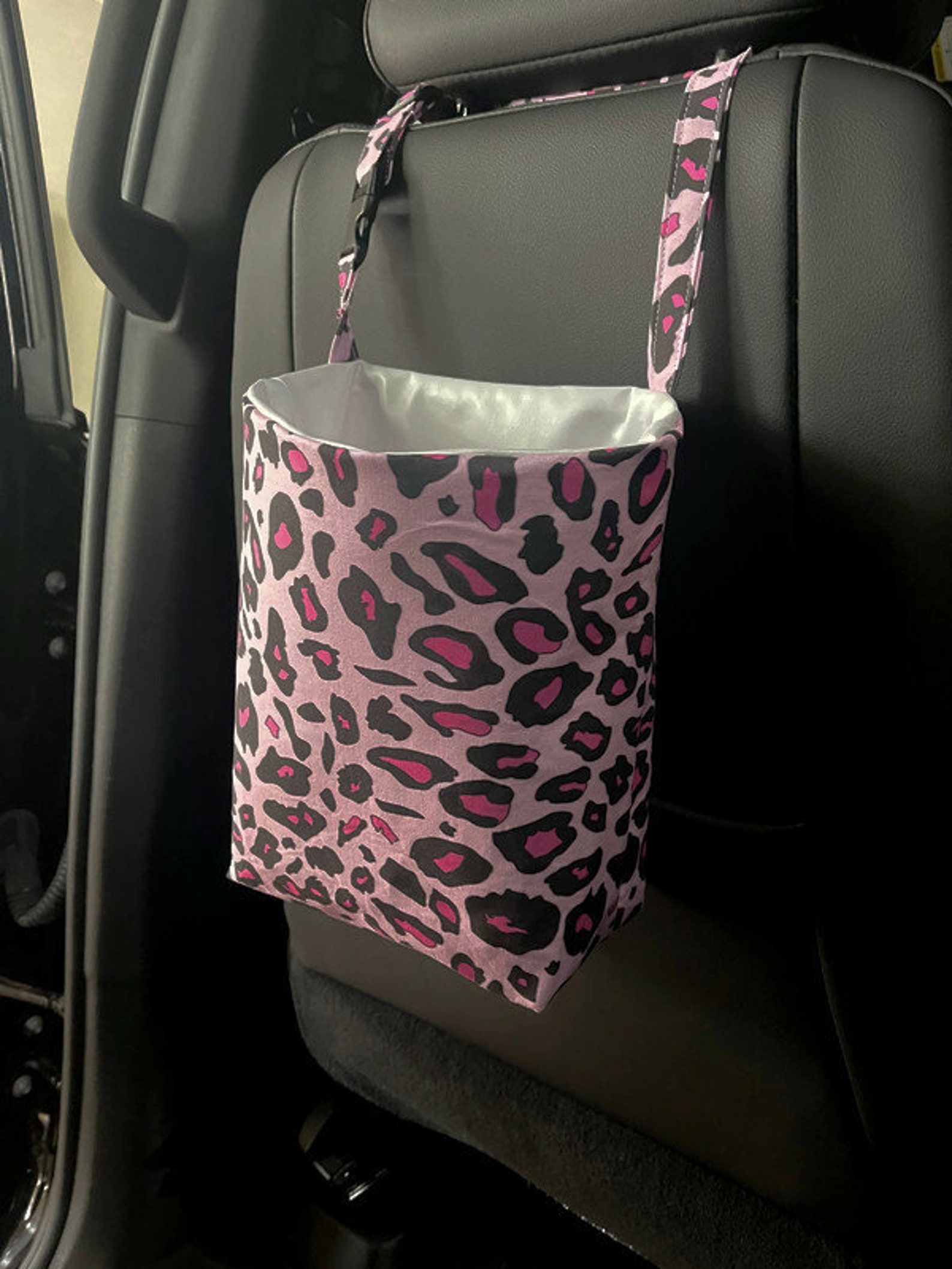 Medium Leopard Car Trash Can//waterproof Leopard Car Trash Bag/leopard ...