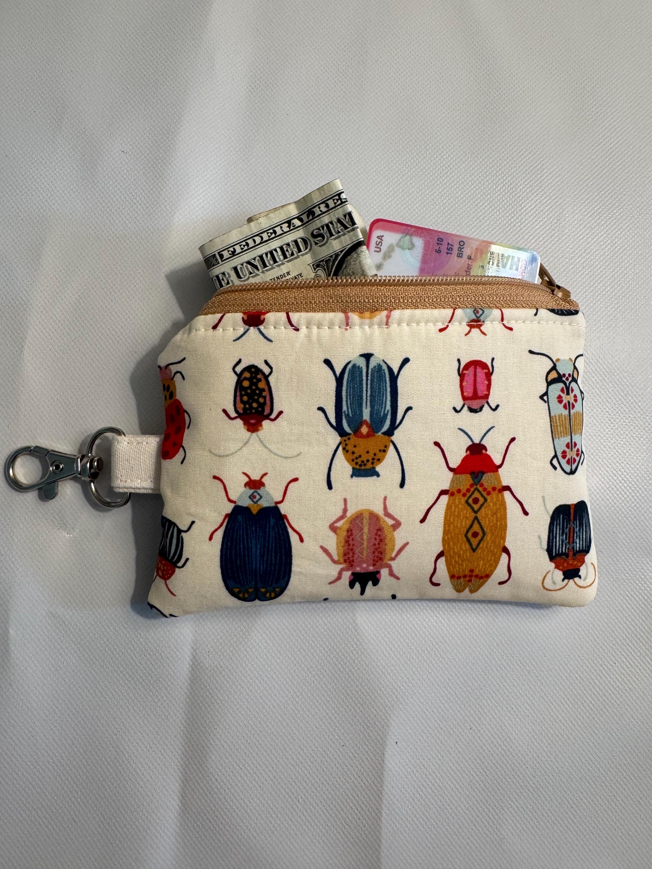 Beetles ID Wallet. Beetles Credit Card Holder. Bugs AirPod Pouch. - Etsy