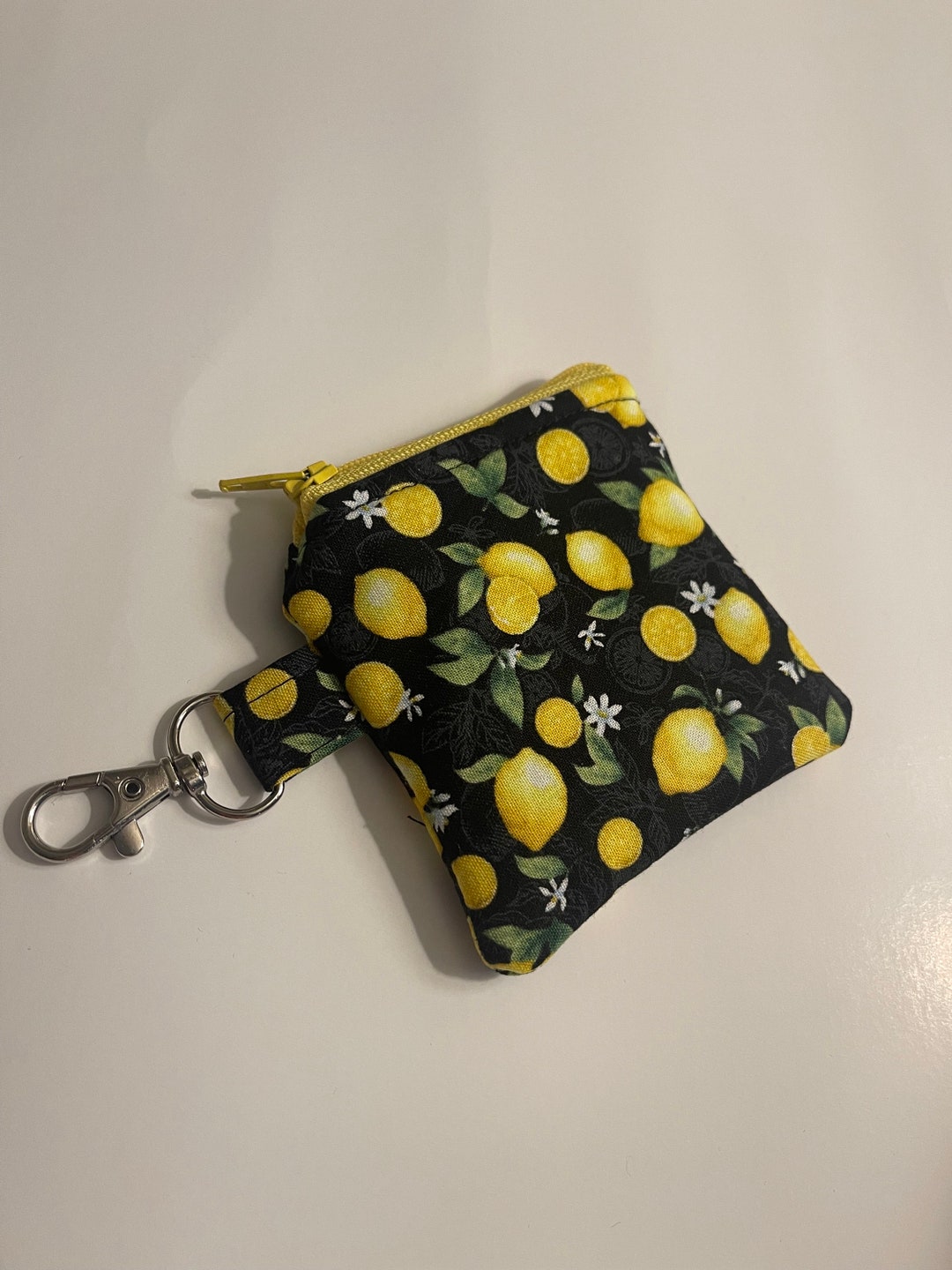 Lemons Print Mini Pouch//air Pod Pouch//airpod Holder//mini Pouch//mini ...