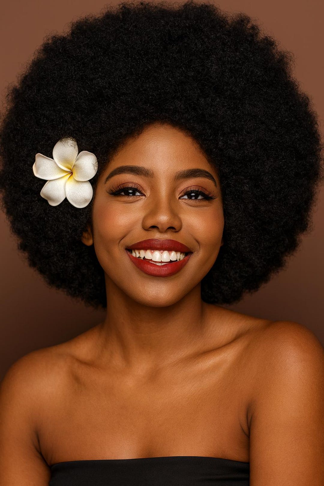 Afro Kinky Curly Wig – Virgin Brazilian Human Hair, 250% Density ...