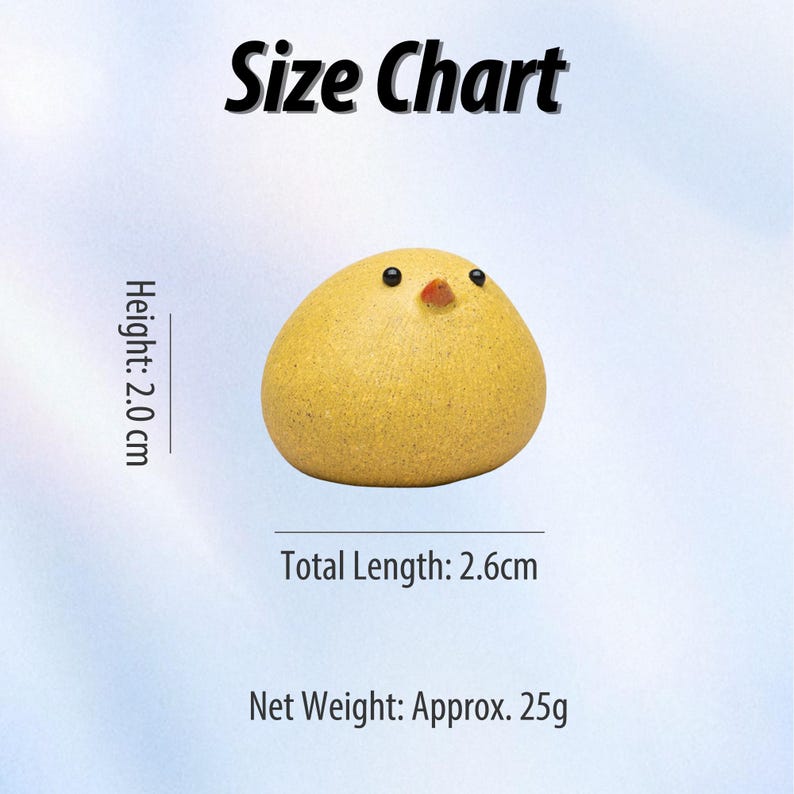 Zisha Clay Chick Tea Pet, Cute Yellow Bird Tea Pet for Gongfu Tea ...
