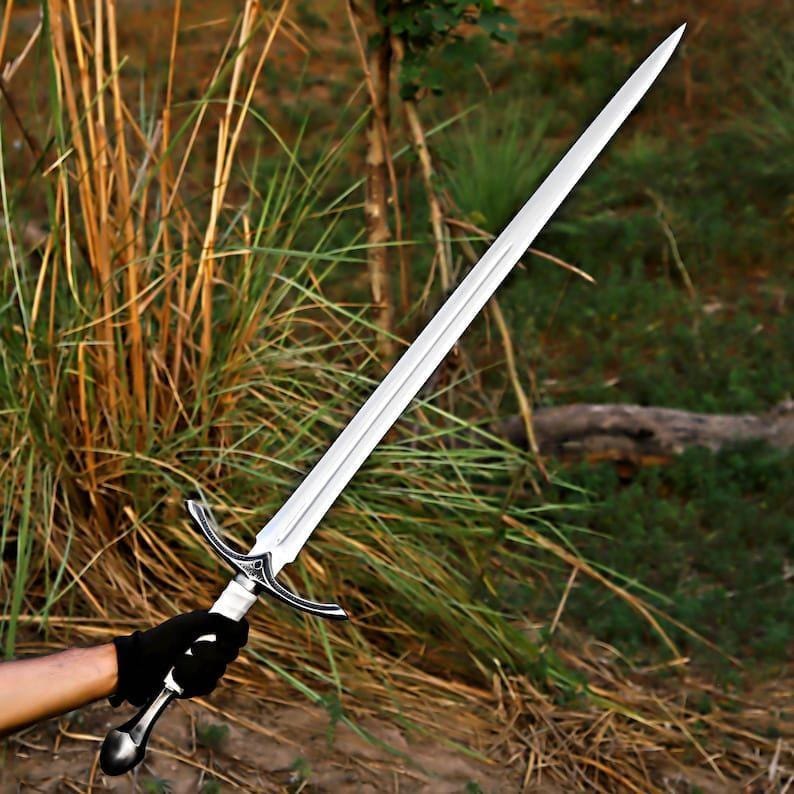 Hand-forged Medieval Long Sword – Knight Broadsword With Scabbard ...