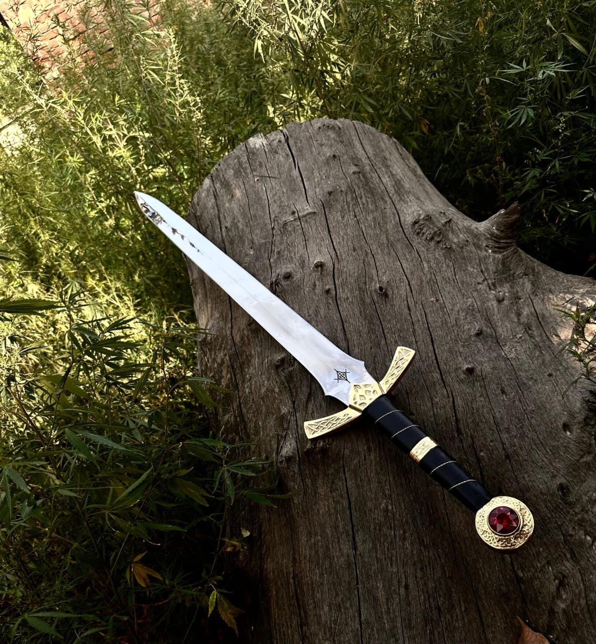 Handmade Knights Templar Sword: High Carbon Steel Replica With Leather ...