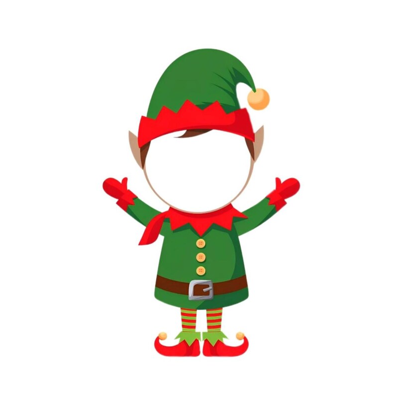 Faceless Elf Template - Etsy