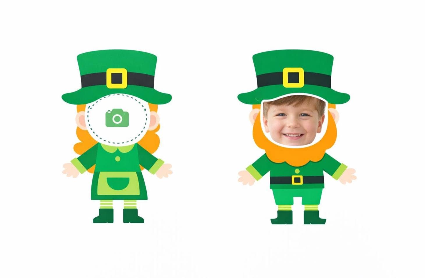 St. Patrick's Day Leprechaun Photo PNG – Boy & Girl Clipart (digital ...