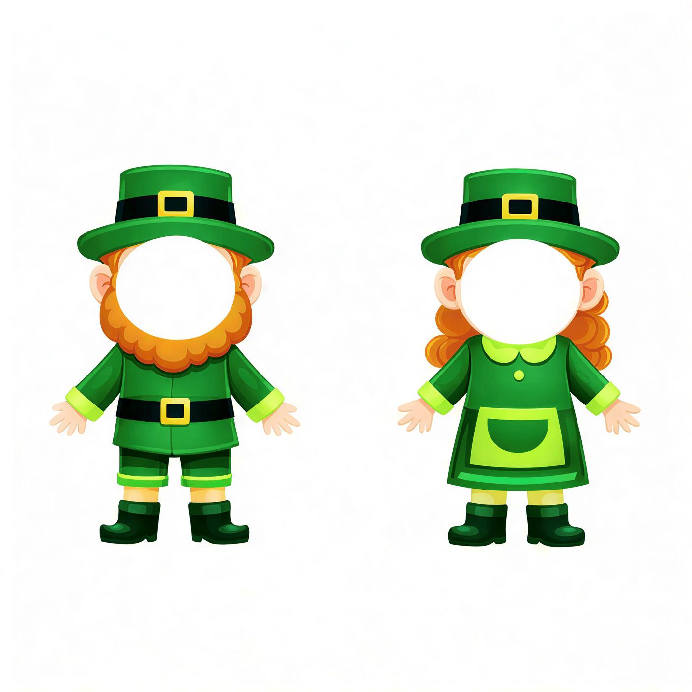 St. Patrick's Day Leprechaun Photo PNG (2)– Kids Costume Clipart ...