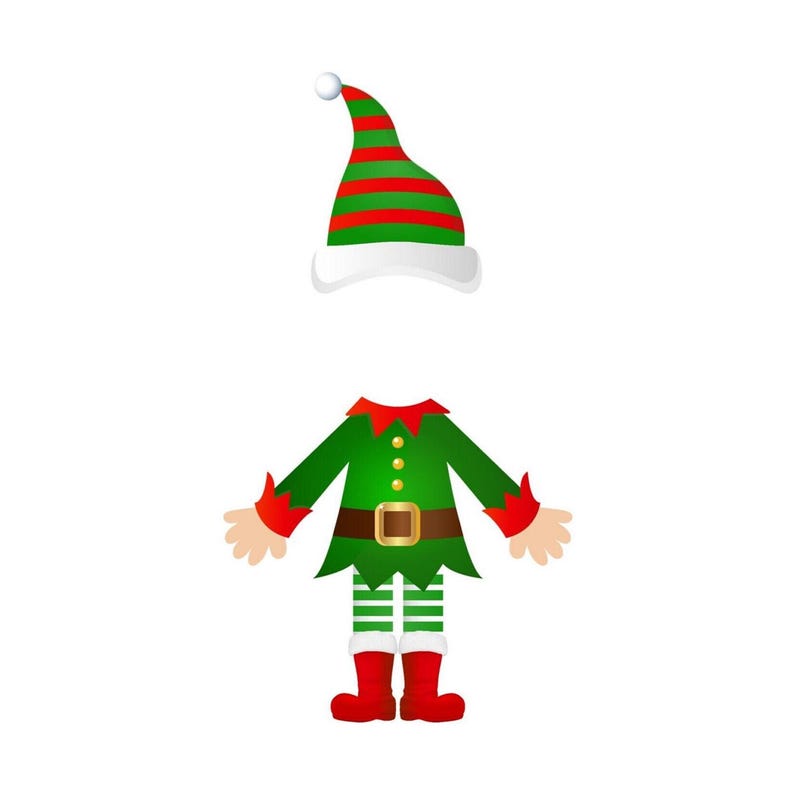 Faceless Elf Template - Etsy