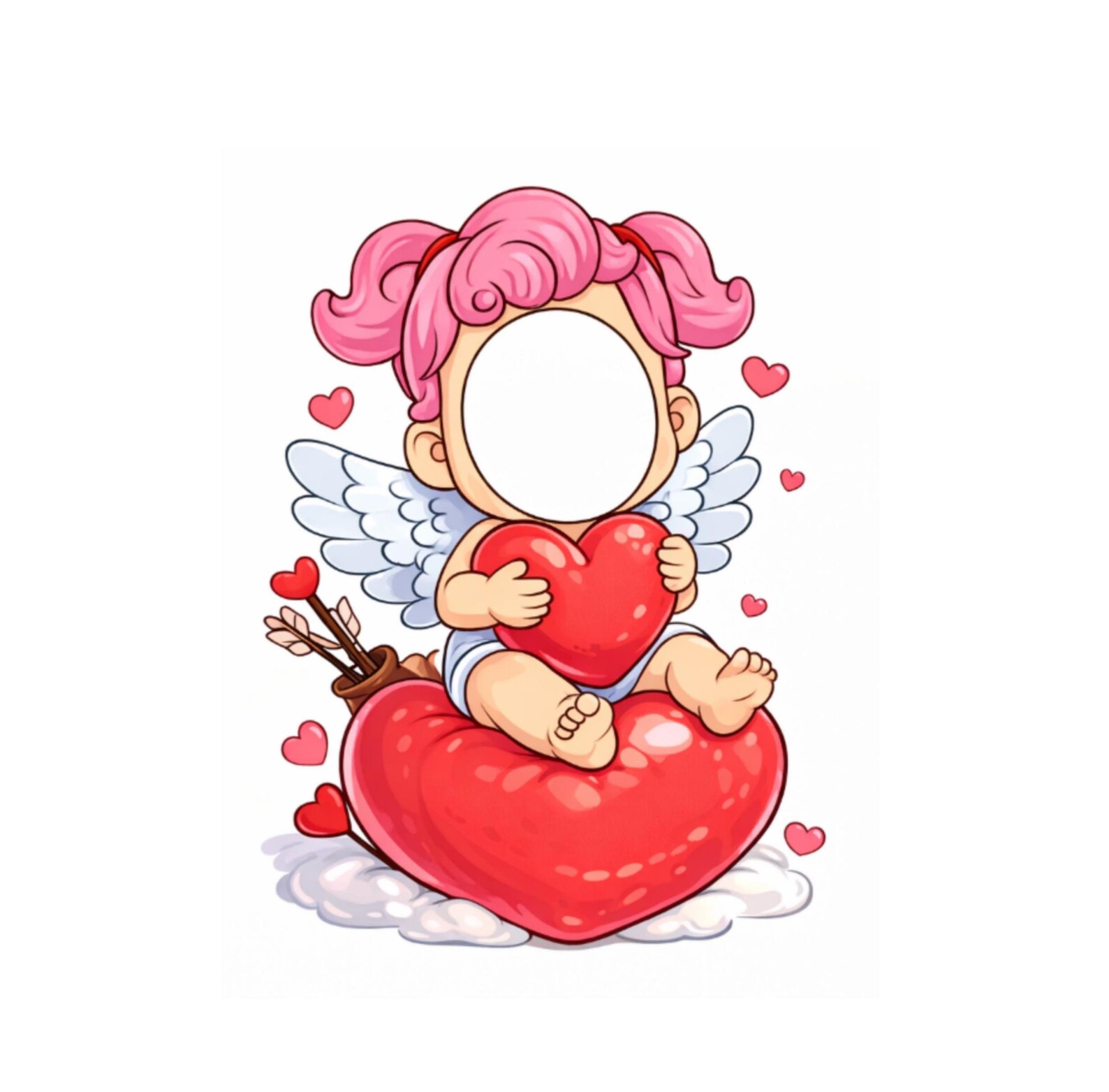 Valentine Cupid Photo Clipart | DIY Bulletin Board PNG (digital ...