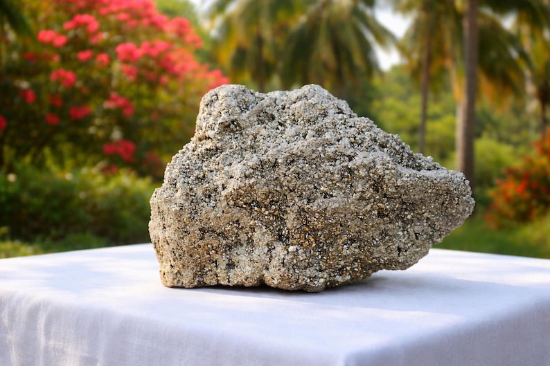 Peruvian Pyrite Raw Crystal Cluster: Natural Fool's Gold for Wealth and ...
