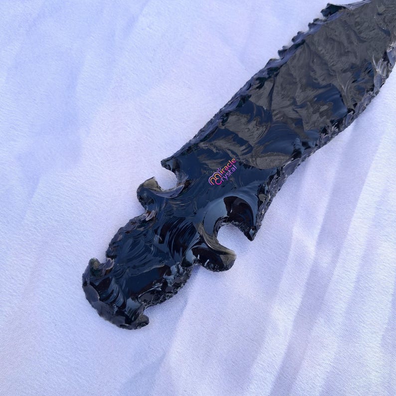 Obsidian Lava Blade Knife: Hunting Dagger, Viking Athame - Etsy