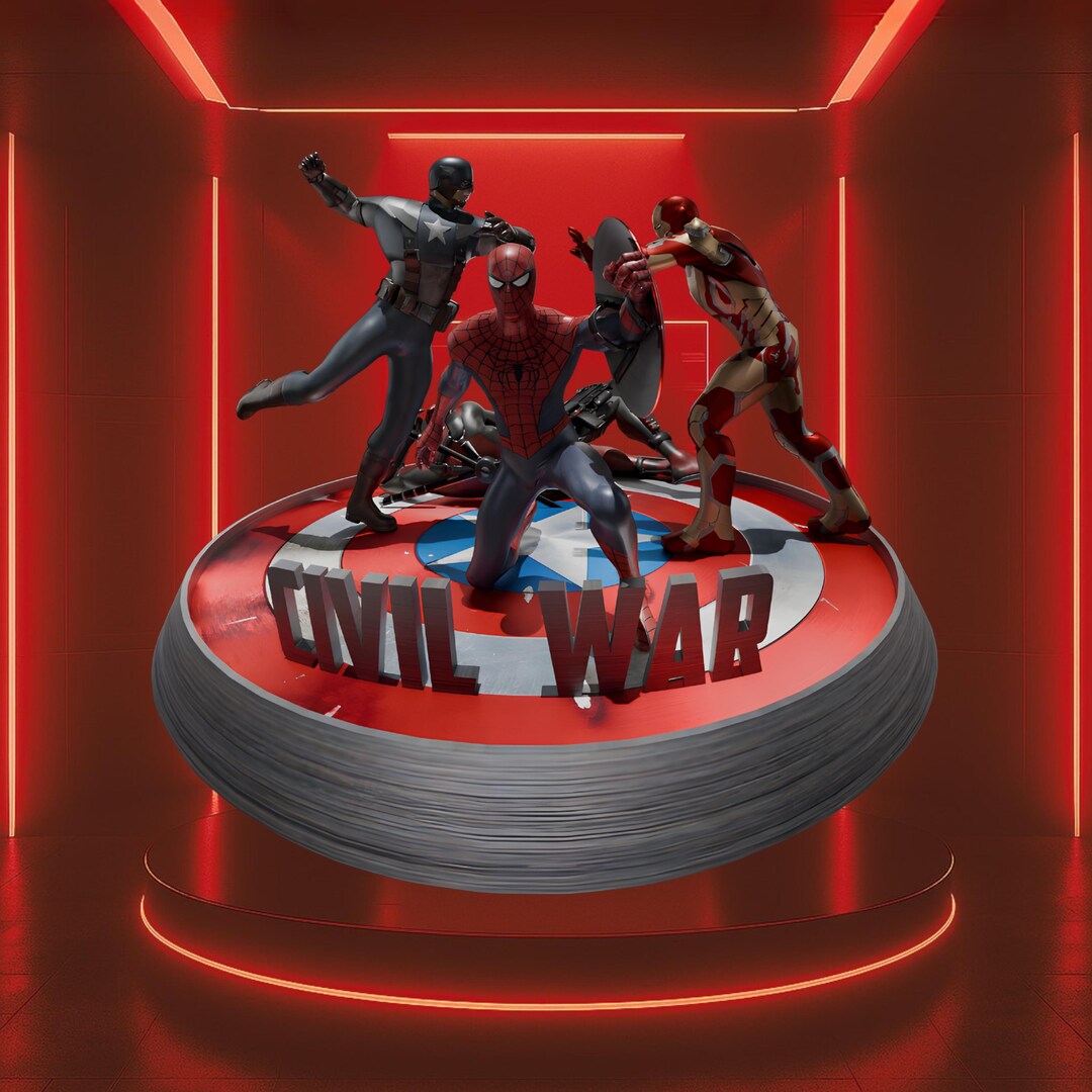 Buy Marvel STL Files Avengers 3D Print Models Iron Man Spider Man ...