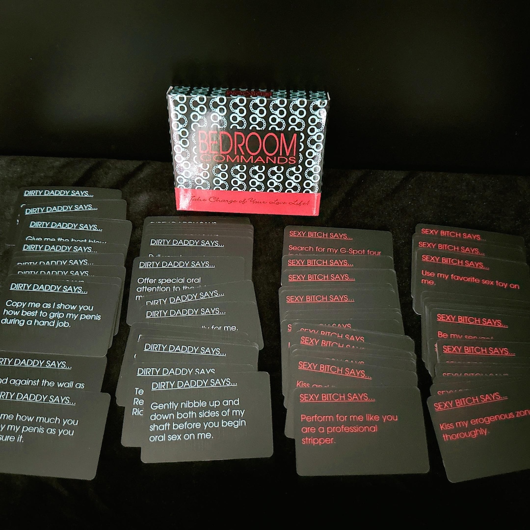 Adult Bedroom Command Game Cards Couples Games, Fun Games, 100-card Set ...