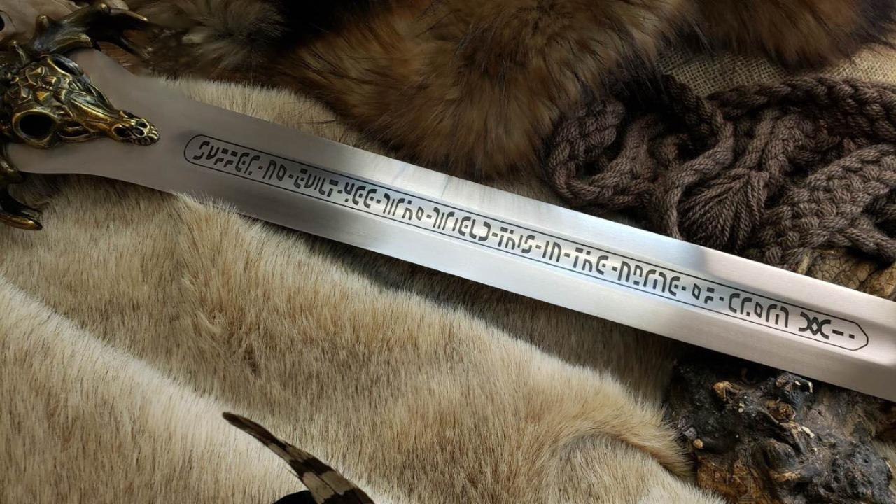 Conan the Barbarian Atlantean Father’s Replica | Hand-forged Steel ...
