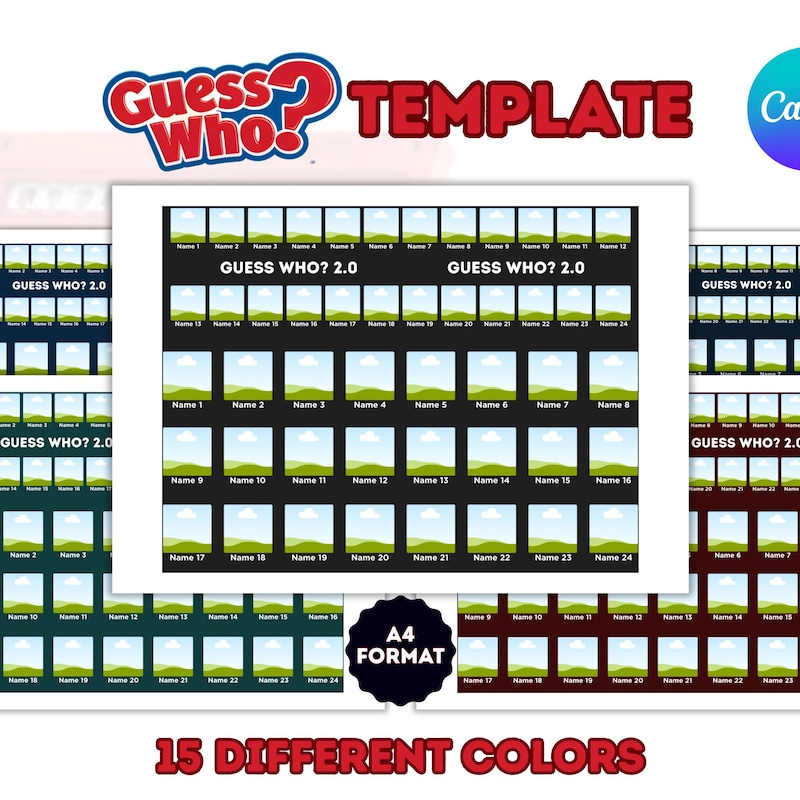 Custom Guess Who - Etsy