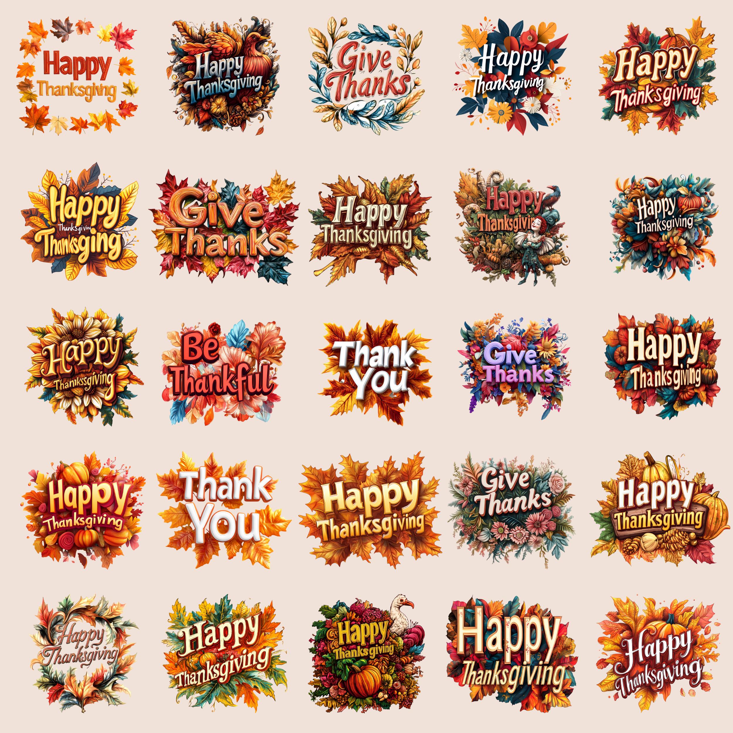 1500+ Fall PNG Bundle, Autumn Clipart PNG, Thanksgiving Sublimation ...