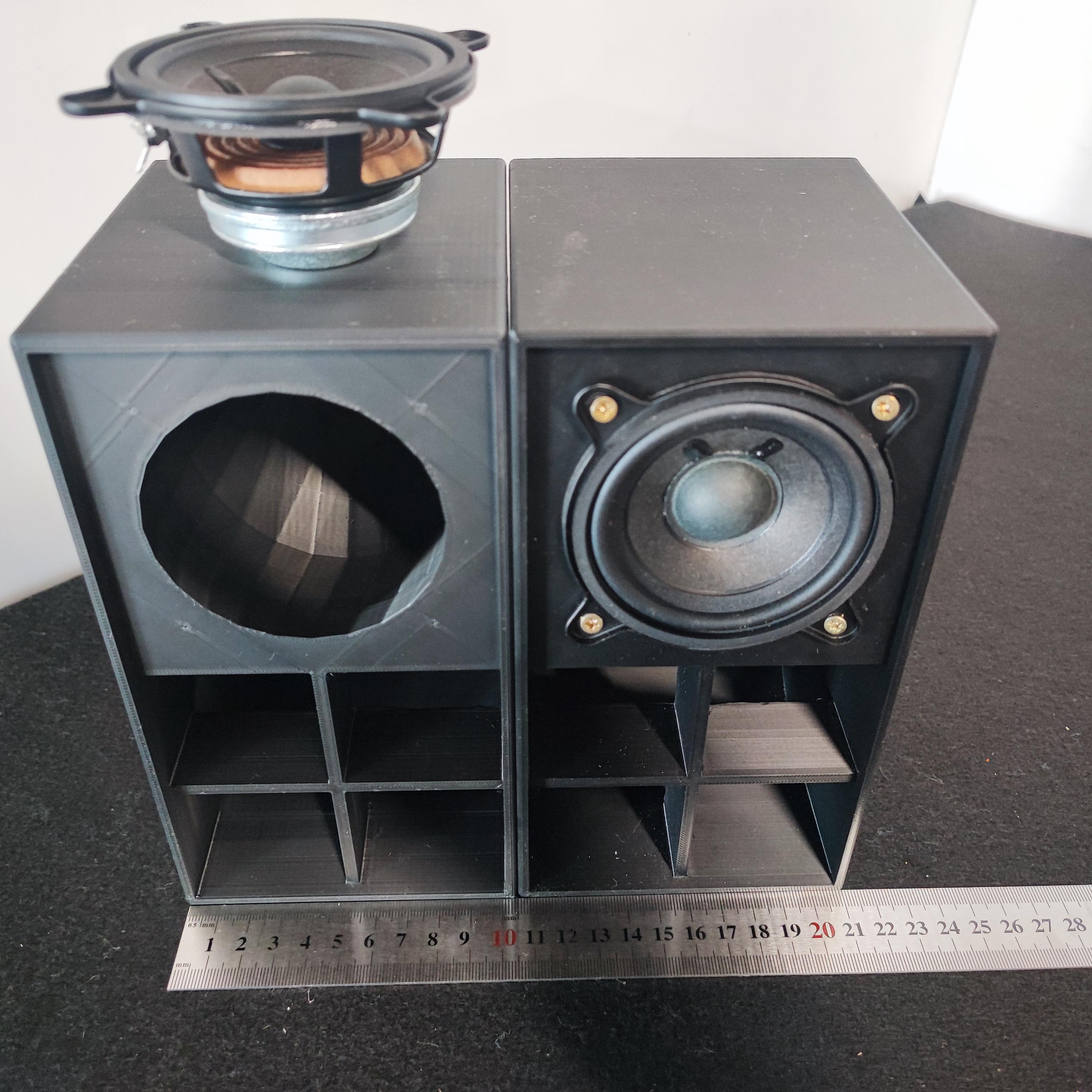 Mini Soundsystem - Dub Scoop Style Enclosure/box for 3 Inch Speaker ...