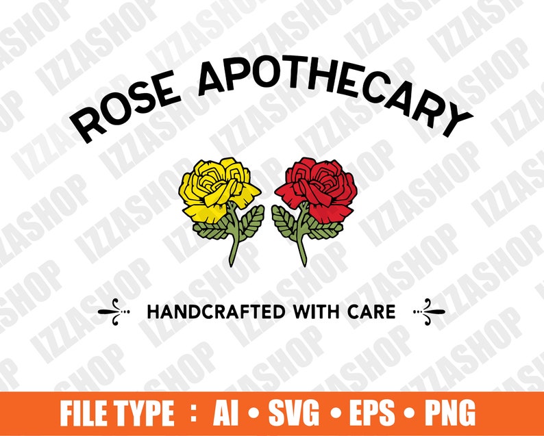Rose Apothecary Svg, Cut File, AI SVG PNG Vector Instant Download - Etsy