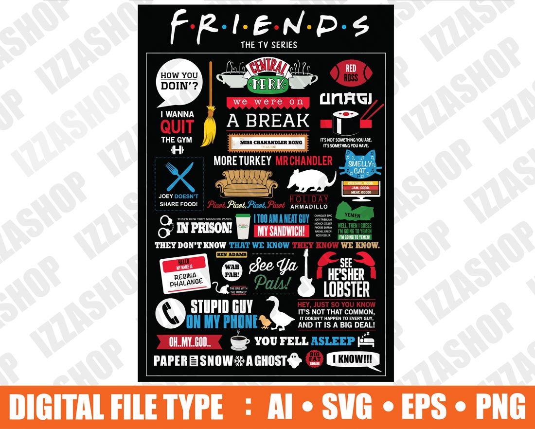 Friends Infographic Poster