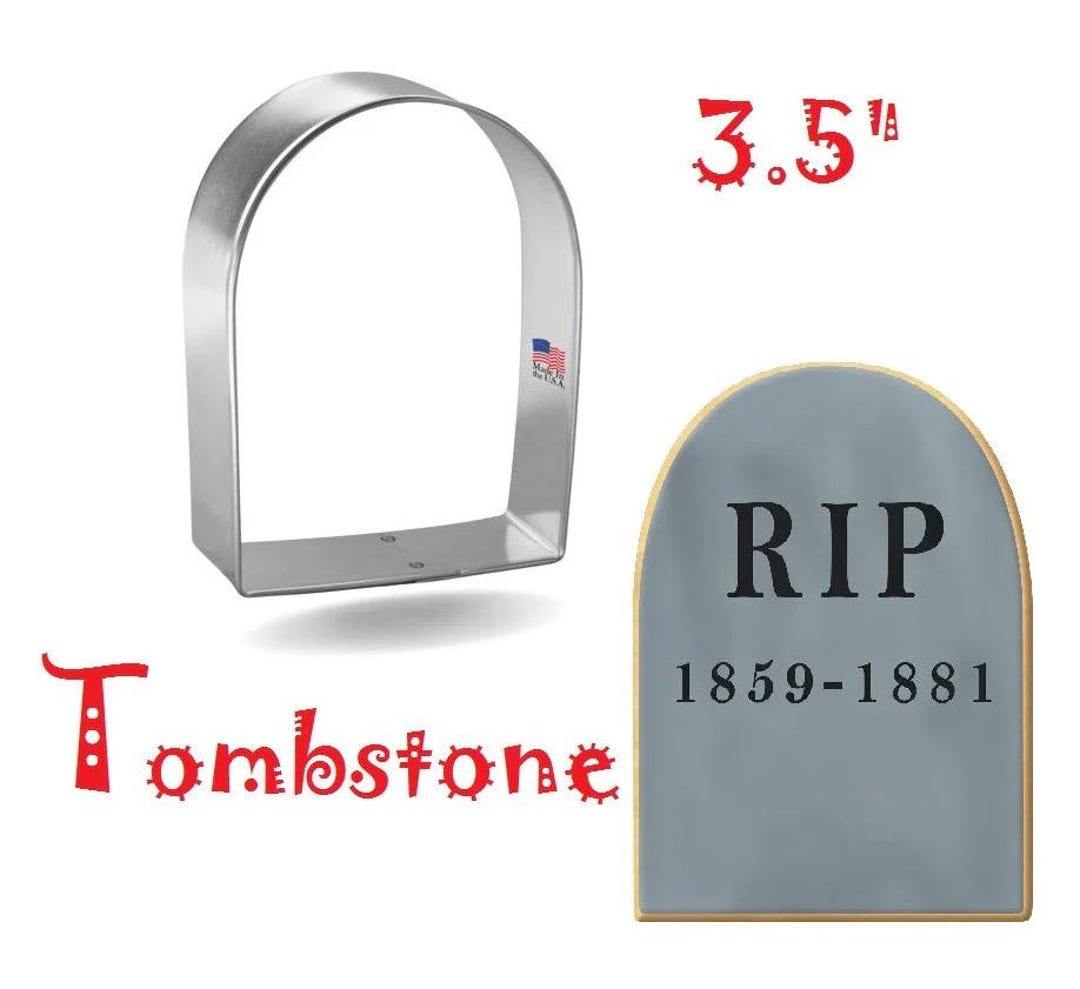 Halloween Tombstone Cookie Cutter - Etsy